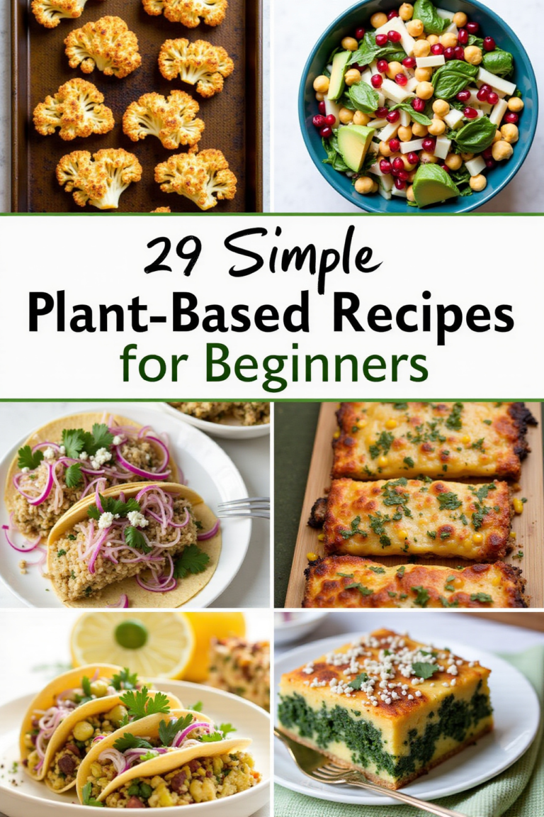 Plant-Based Made Simple: 29 Delicious Recipes and Meal Planning Tips ...
